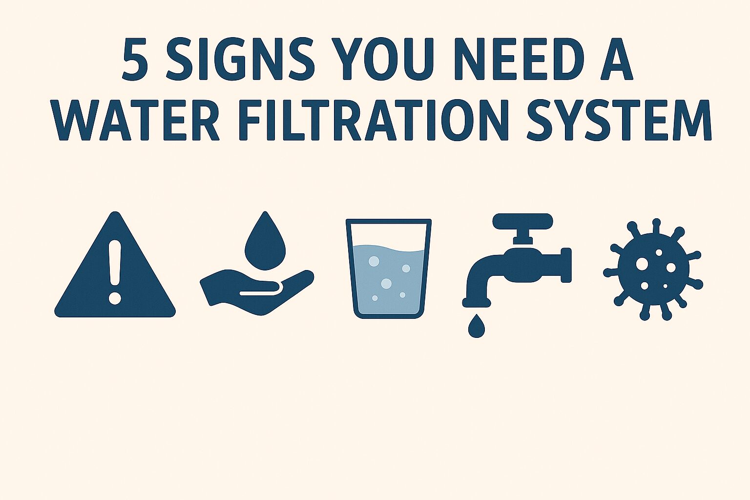 5 Signs You Need a Water Filtration System - Pure Lux H2O